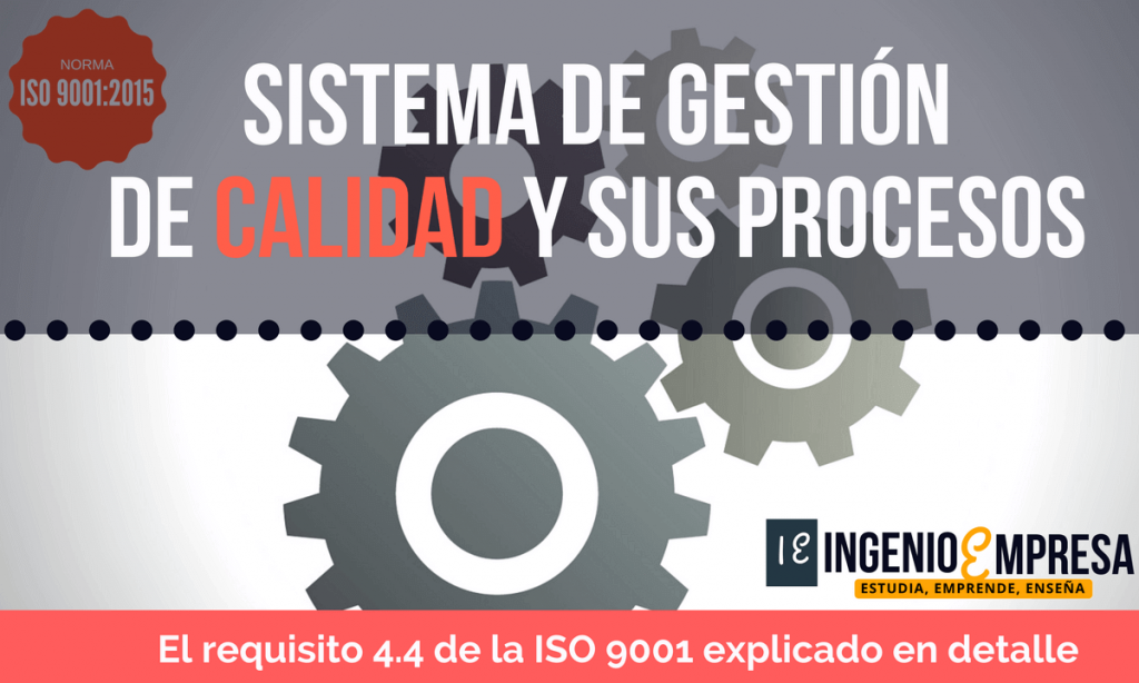 SGC y sus procesos: Implementa el requisito 4.4 de ISO 9001